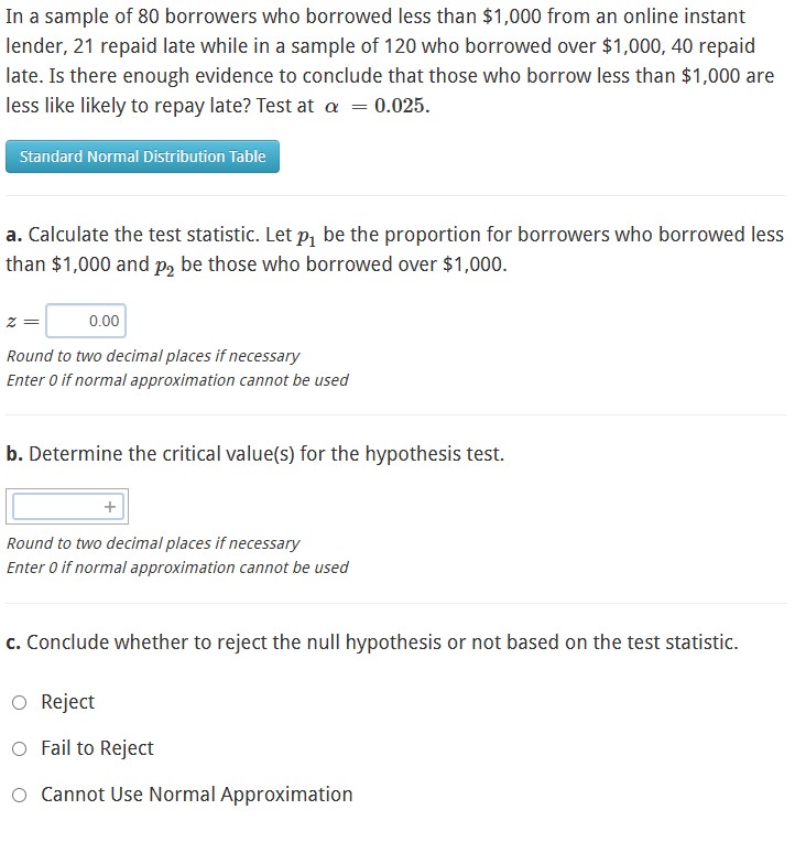 Solved In ﻿a sample of 80 ﻿borrowers who borrowed less than | Chegg.com