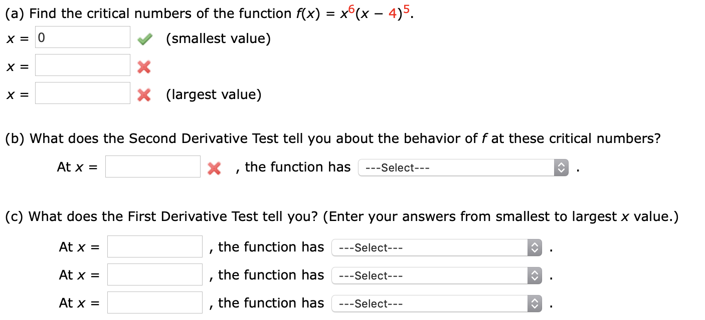 Solved (a) Find the critical numbers of the function f(x) = | Chegg.com