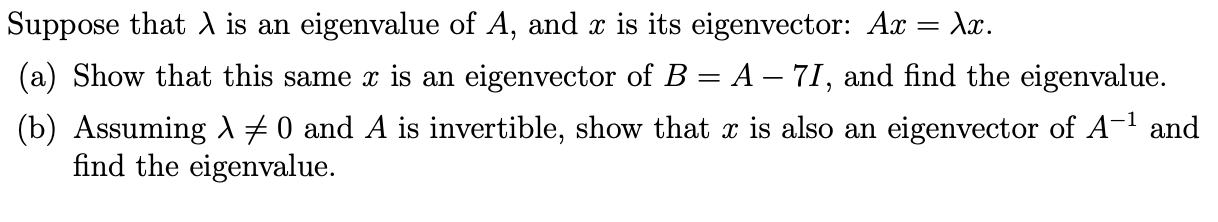 Solved Compute the eigenvalues and the corresponding | Chegg.com