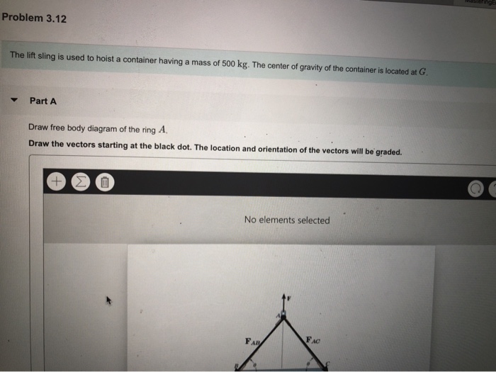 Solved No elements selected FAC 15m 15m Select the elements | Chegg.com
