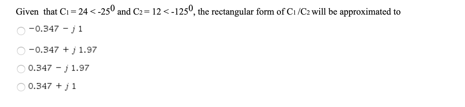 Solved Given that C1= 24