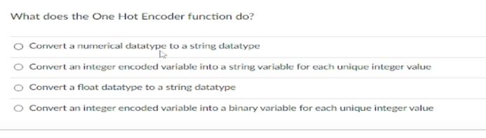 Solved What does .predict() function of sklearn do? O B. | Chegg.com