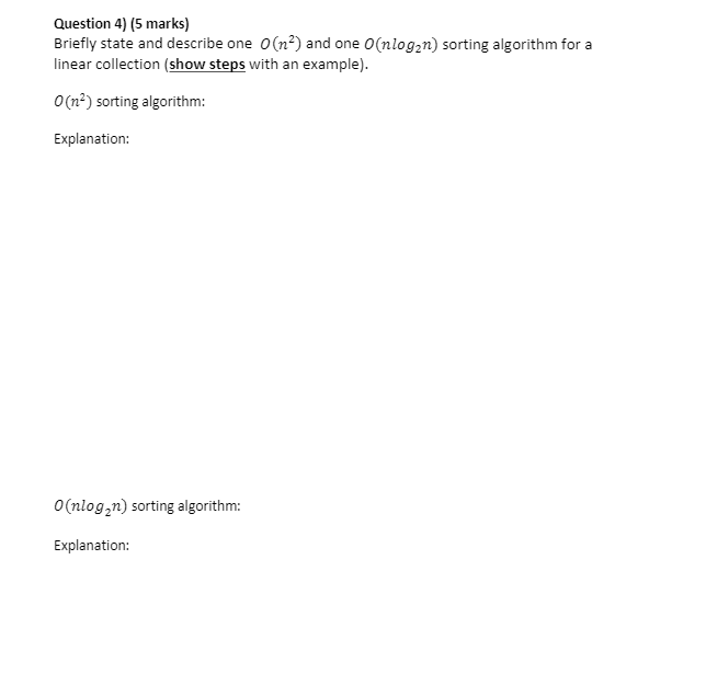 Solved Carefully explain what a queue is and give a brief | Chegg.com