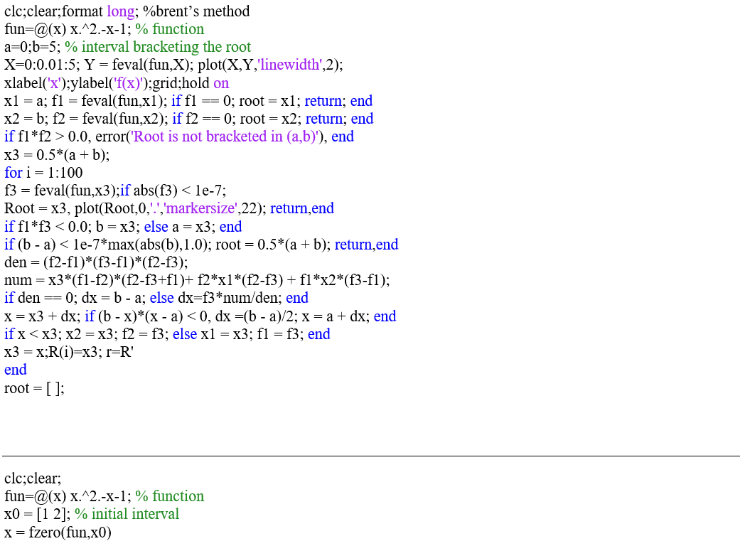 HOW CAN WE APPLY THE CONVERGENCE RATE OF BRENT'S | Chegg.com