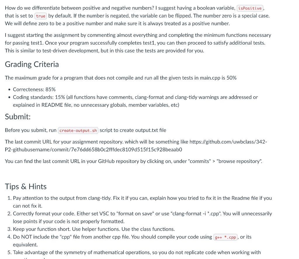 Solved Ass2 Large Numbers Goals: Understanding operator | Chegg.com