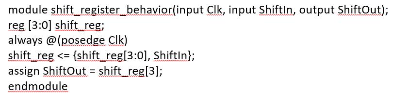 Solved Using Verilog Vhdl •modify The Code To Add A Shift 7335
