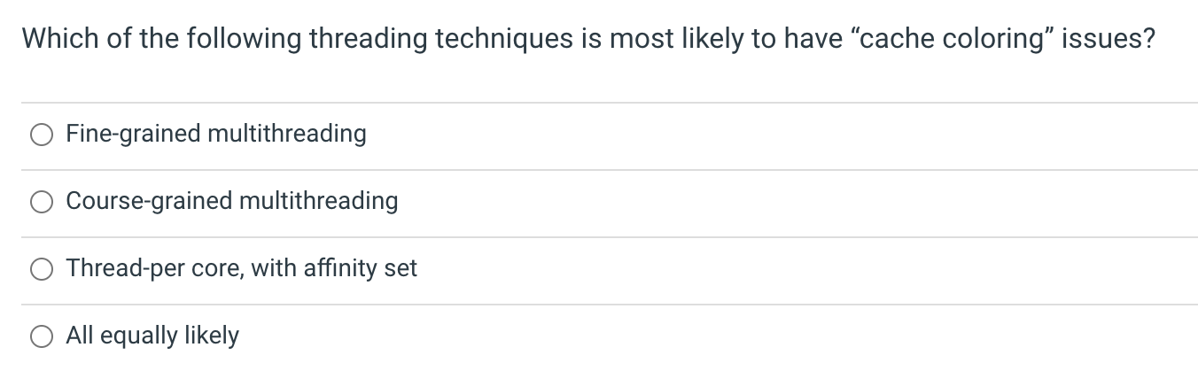 Solved From a hardware perspective, what is the best way to | Chegg.com