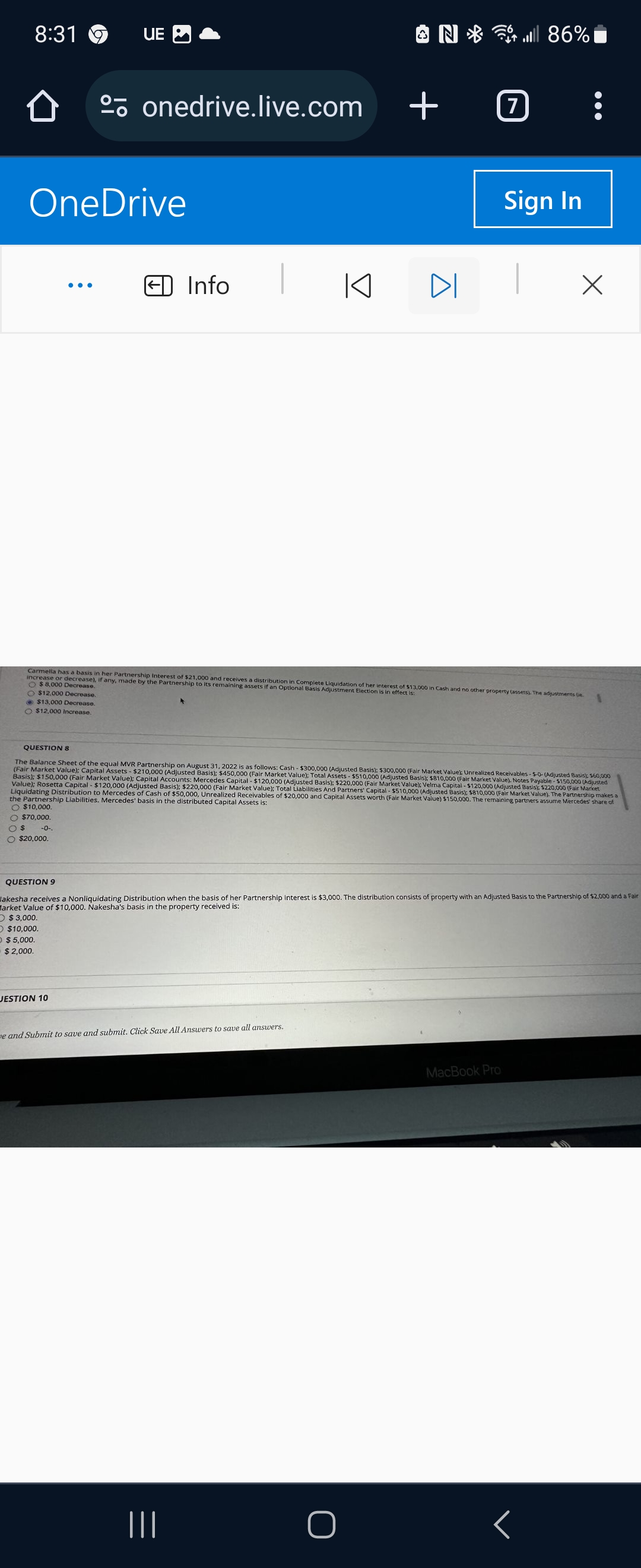 Solved increase or decrease), if any, made by the | Chegg.com