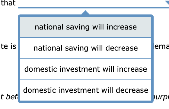 Solved 3. Effects of a government budget deficit Consider a | Chegg.com