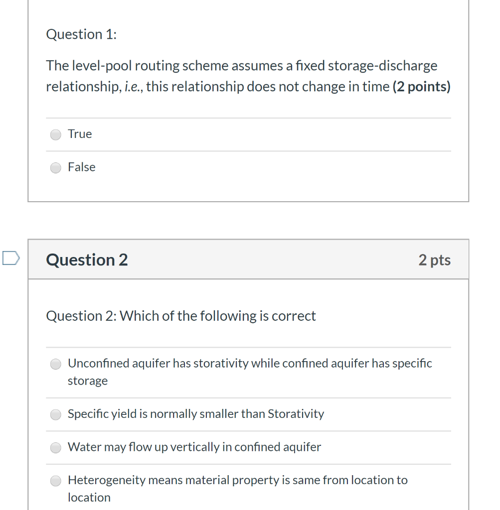 Solved Question 1: The level-pool routing scheme assumes a | Chegg.com