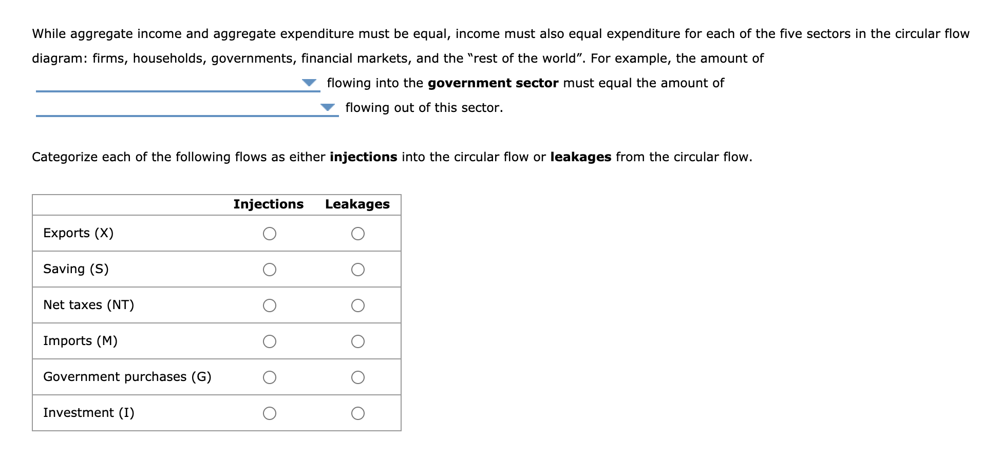 Solved While aggregate income and aggregate expenditure must | Chegg.com