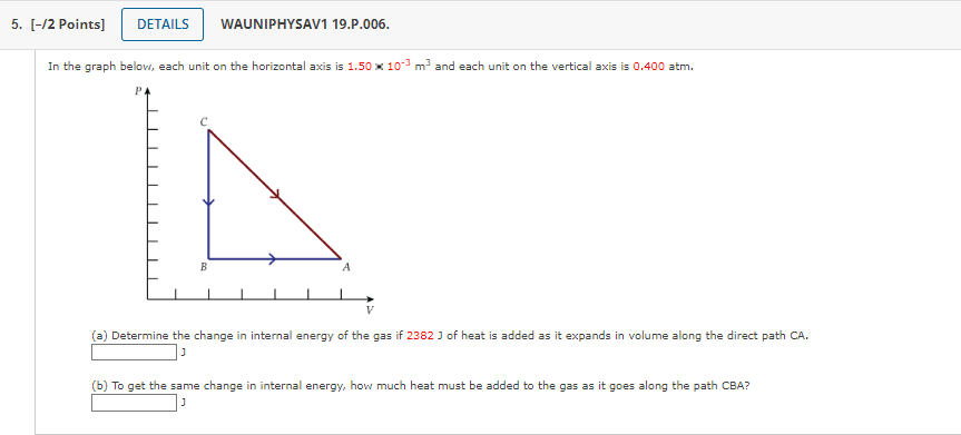 Solved 5. [-12 Points) DETAILS WAUNIPHYSAV1 19.P.006. In the | Chegg.com