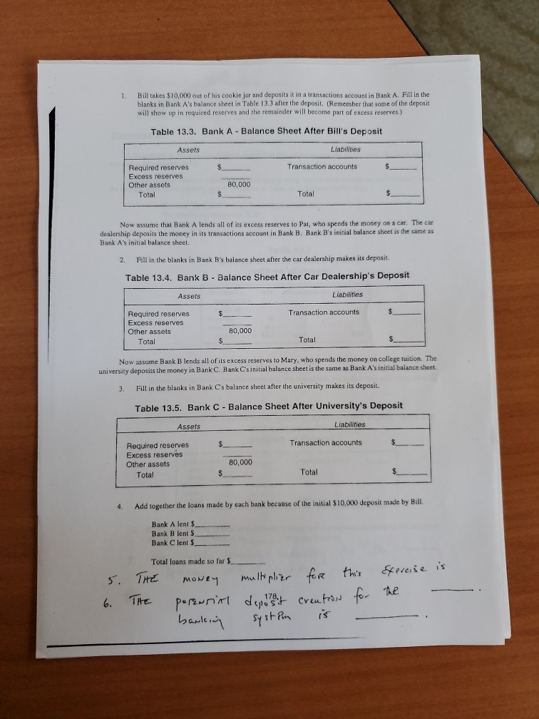 Solved 5. With a 15 percent reserve ratio, the entire | Chegg.com