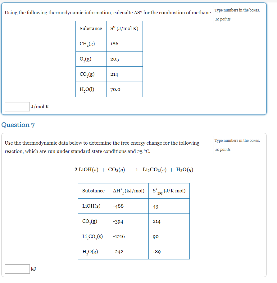 Solved Using the following thermodynamic information, | Chegg.com