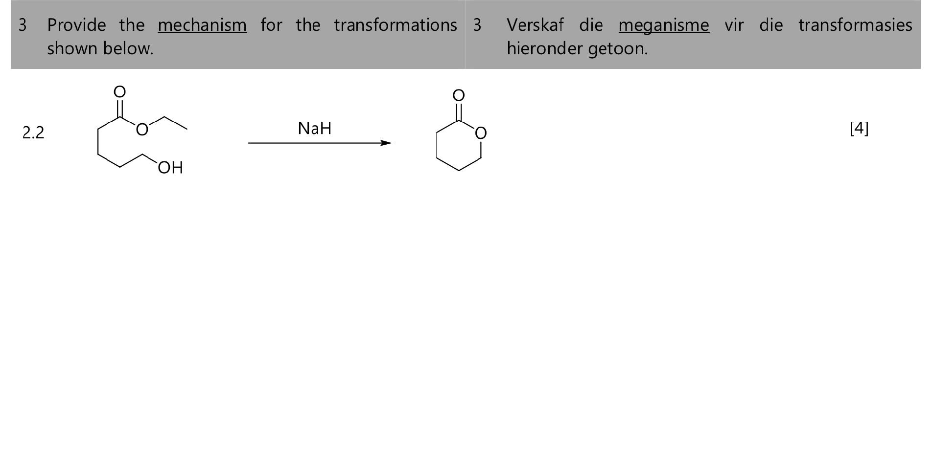 Solved 3 Provide the mechanism for the transformations 3 | Chegg.com