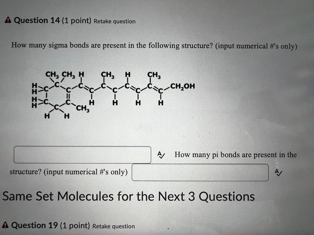 Solved A Question 14 (1 point) Retake question How many | Chegg.com