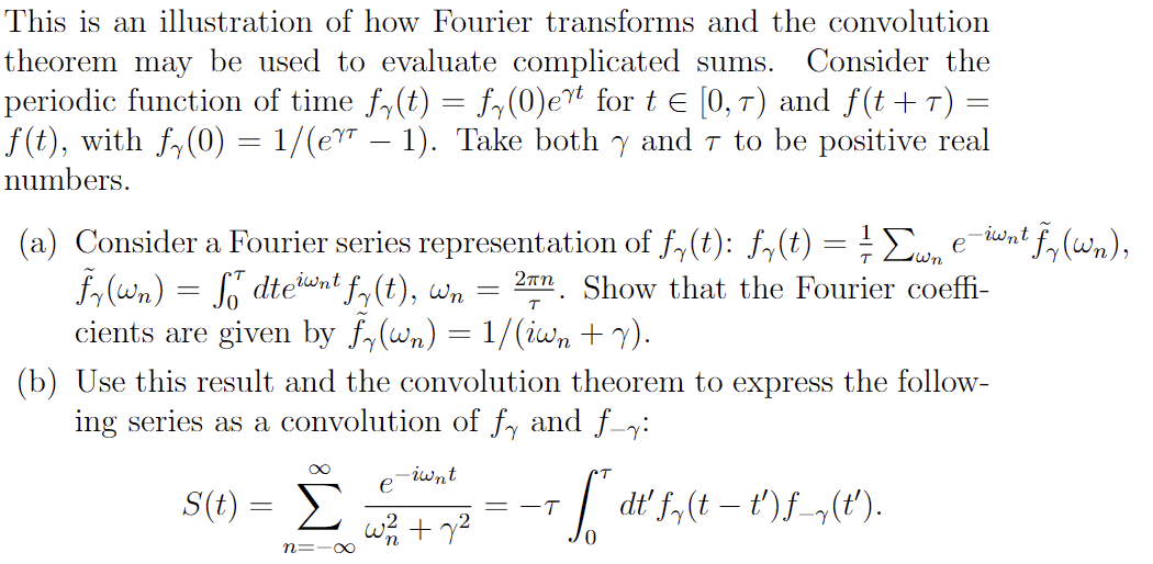 Solved This is an illustration of how Fourier transforms and | Chegg.com