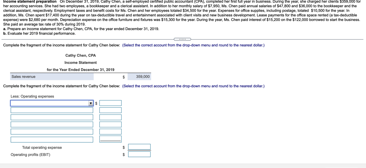 Solved come statement Income preparation on December 31, | Chegg.com