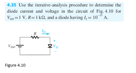 Solved 4.35 Use the iterative-analysis procedure to | Chegg.com