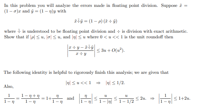 Solved In this problem you will analyze the errors made in | Chegg.com