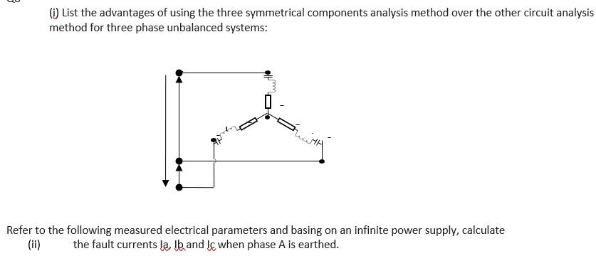 Solved (i) List the advantages of using the three | Chegg.com