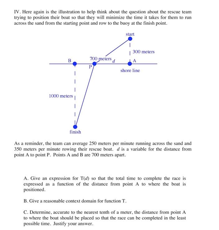 Solved IV. Here again is the illustration to help think | Chegg.com