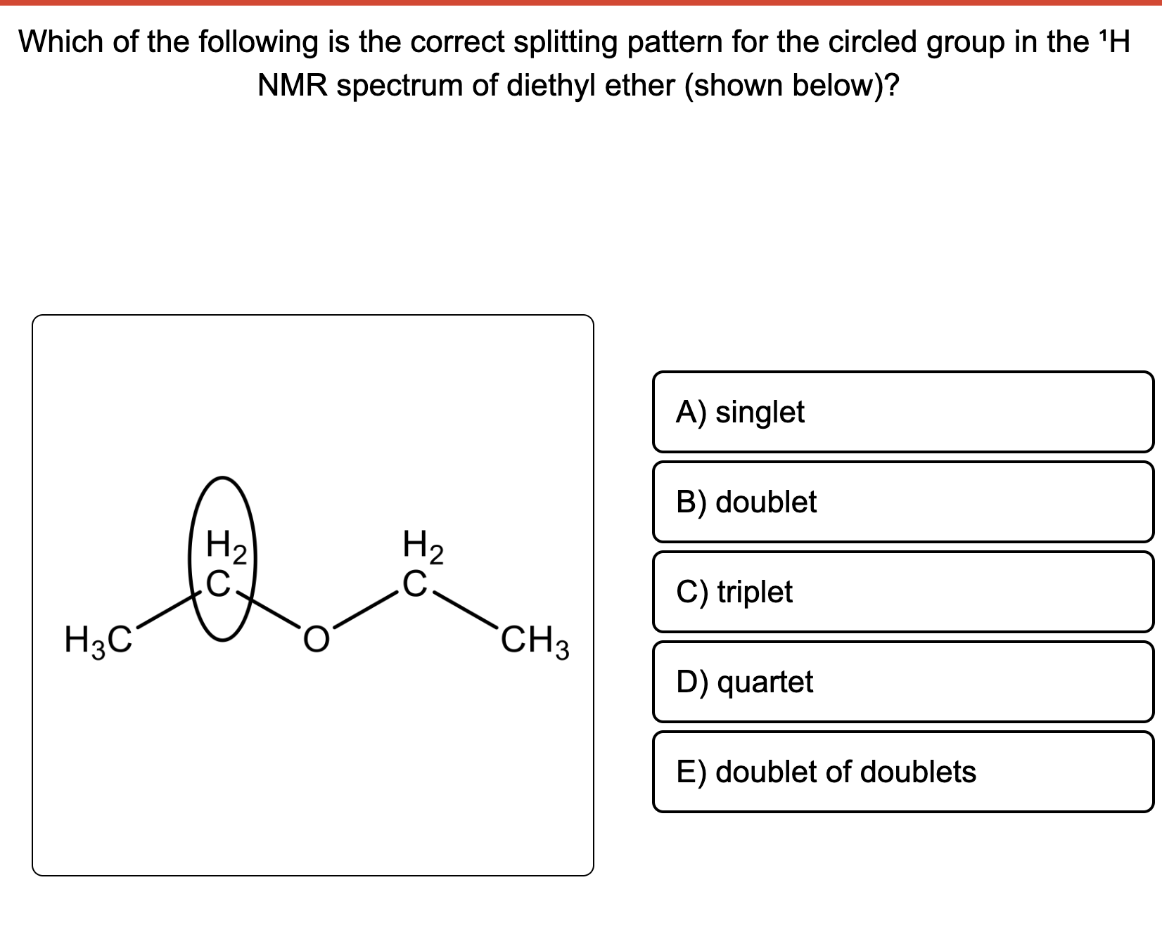 Solved Which of the following is the correct splitting | Chegg.com