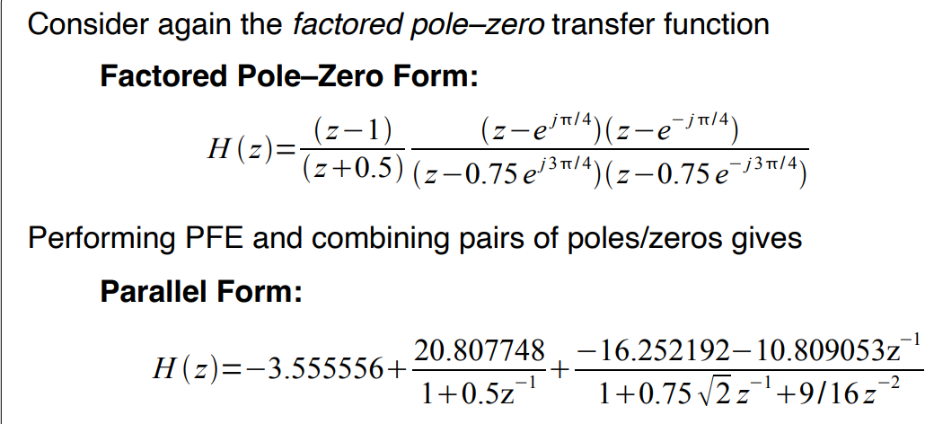 Solved we're trying to transform a transfer function from a | Chegg.com