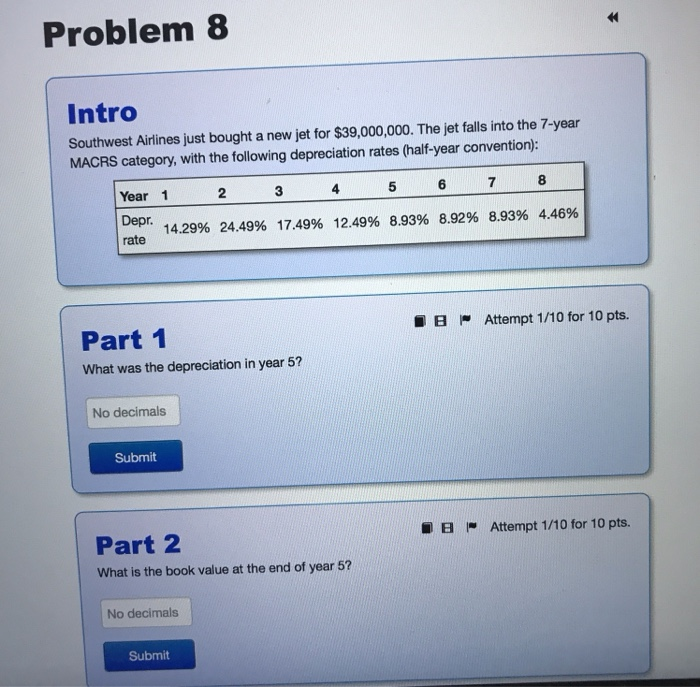 Solved Problem 6 Intro A project requires an initial | Chegg.com
