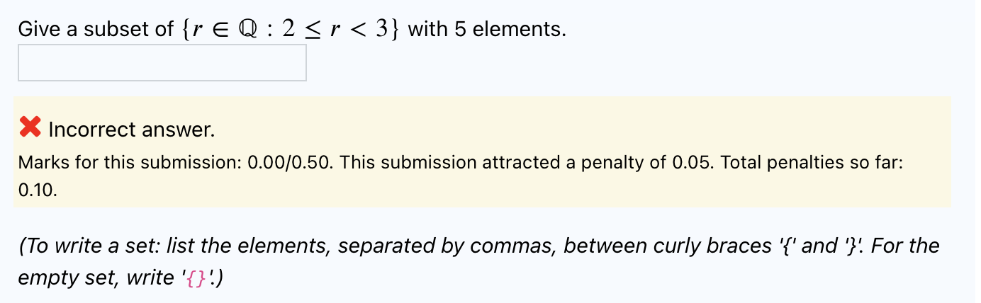 Solved Give a subset of {r∈Q:2≤r