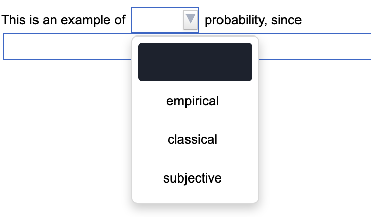 Solved Classify the following statement as an example of | Chegg.com
