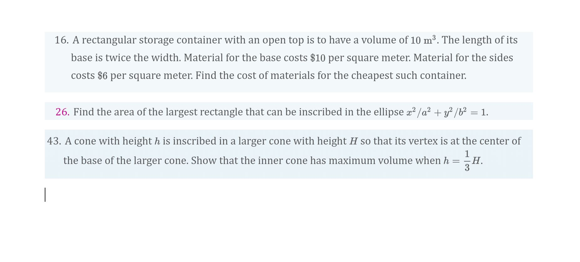 Solved 16. A rectangular storage container with an open top | Chegg.com