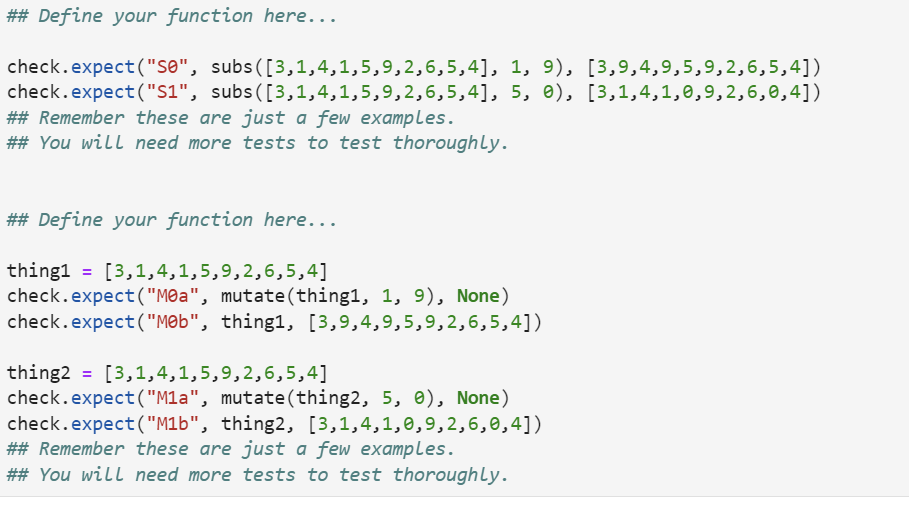 Solved In this question you will write two functions that | Chegg.com