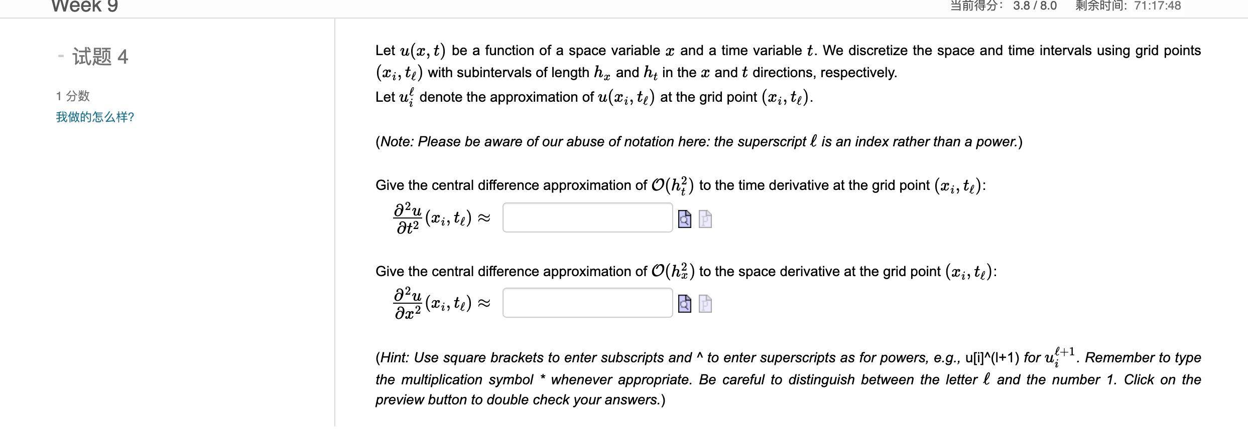 Solved Let u(x,t) be a function of a space variable x and a | Chegg.com