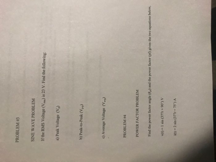 Solved BALANCED Y-LOAD PROBLEM Given the balanced | Chegg.com