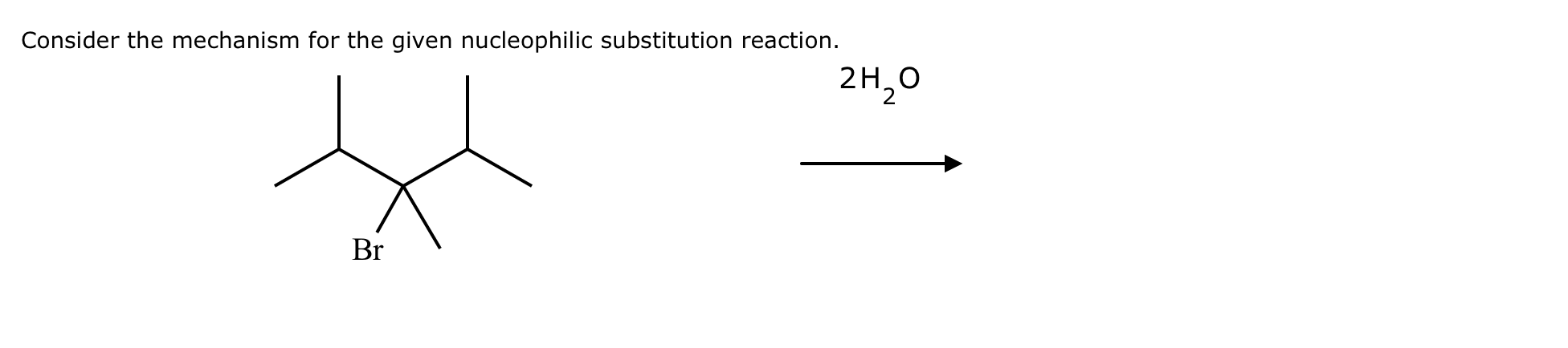 Solved Consider the mechanism for the given nucleophilic | Chegg.com