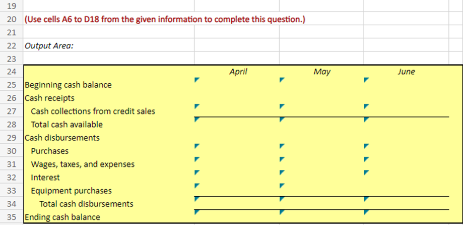 Solved Please help! PLEASE SHOW EXCEL FORMULA (example: | Chegg.com