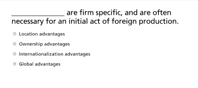 Solved are firm specific, and are often necessary for an | Chegg.com