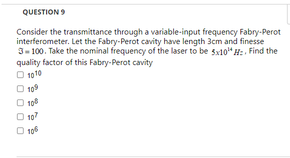 Solved Consider the transmittance through a variable-input | Chegg.com