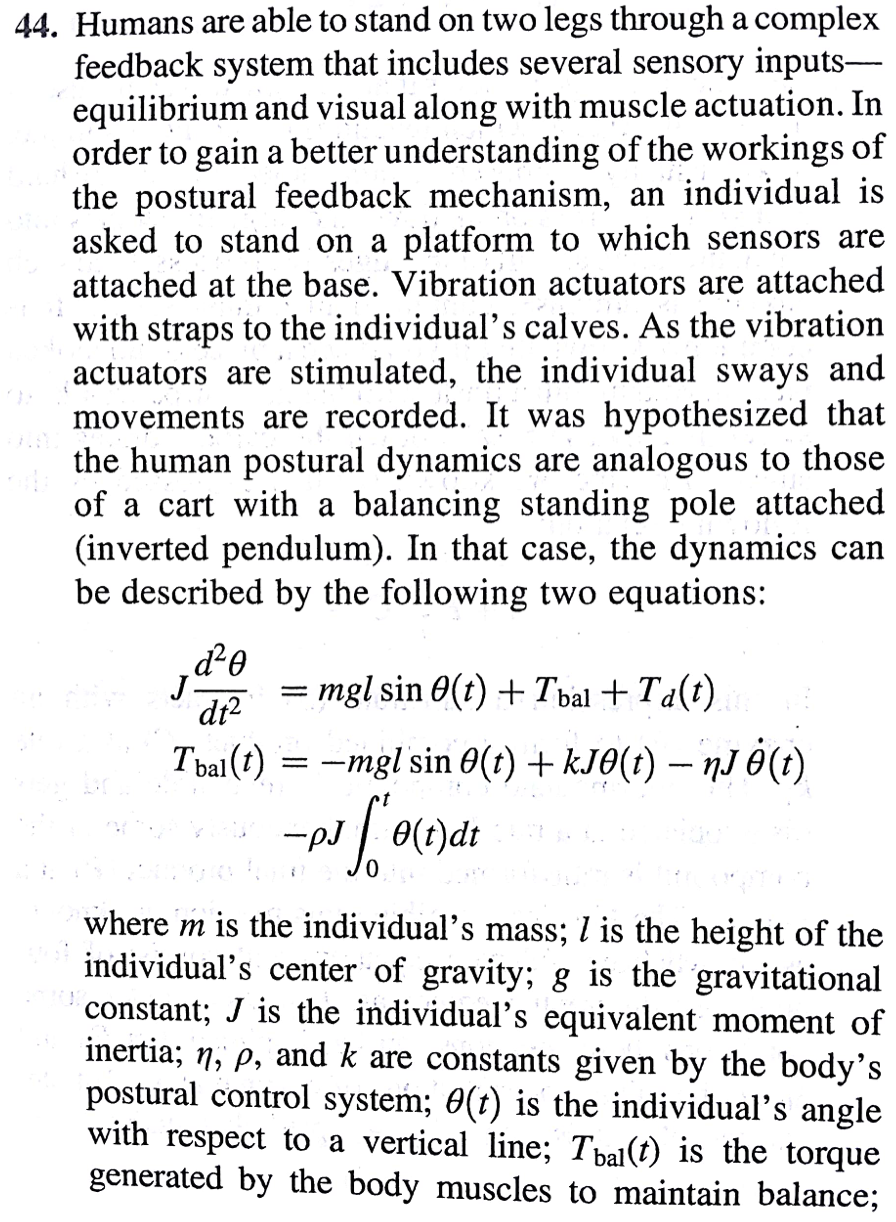 Solved 4. Humans are able to stand on two legs through a | Chegg.com