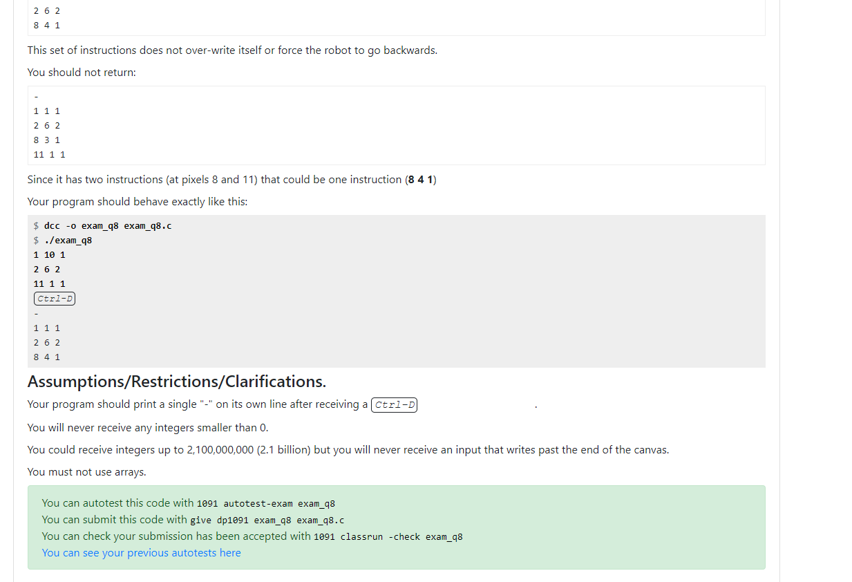 Question 8 This question will not satisfy either | Chegg.com