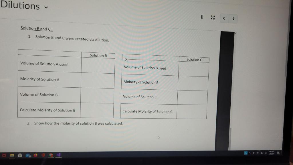 Solved Serial Dilutions Background: In this experiment we | Chegg.com