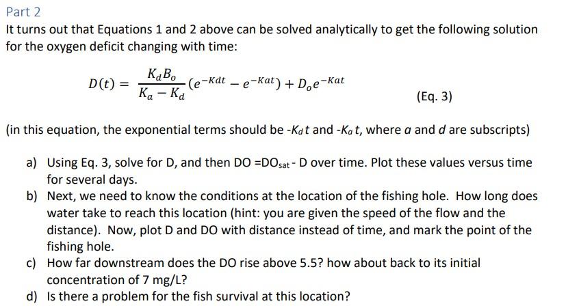 Solved It turns out that Equations 1 and 2 above can be | Chegg.com