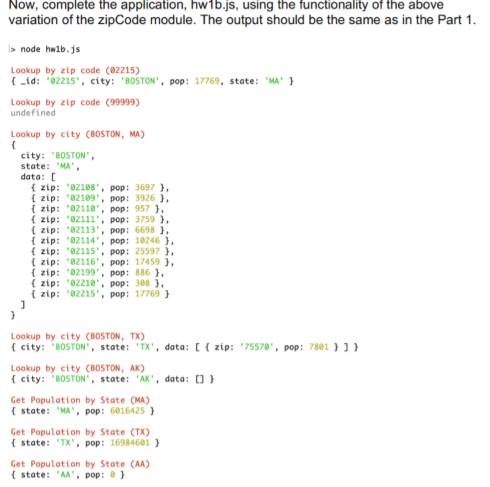 Solved Complete a different implementation of above zip Code | Chegg.com