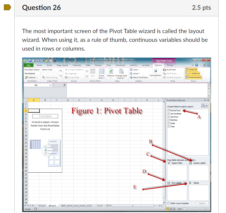 Solved The value field box can NOT be used to calculate a | Chegg.com