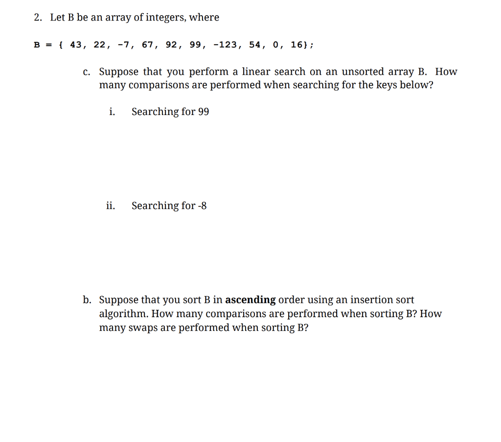 Solved Part 1: Comprehension Instructions: Answer the | Chegg.com