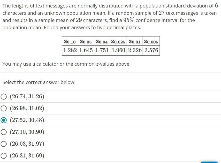 Solved The lengths of text messages are normally distributed | Chegg.com