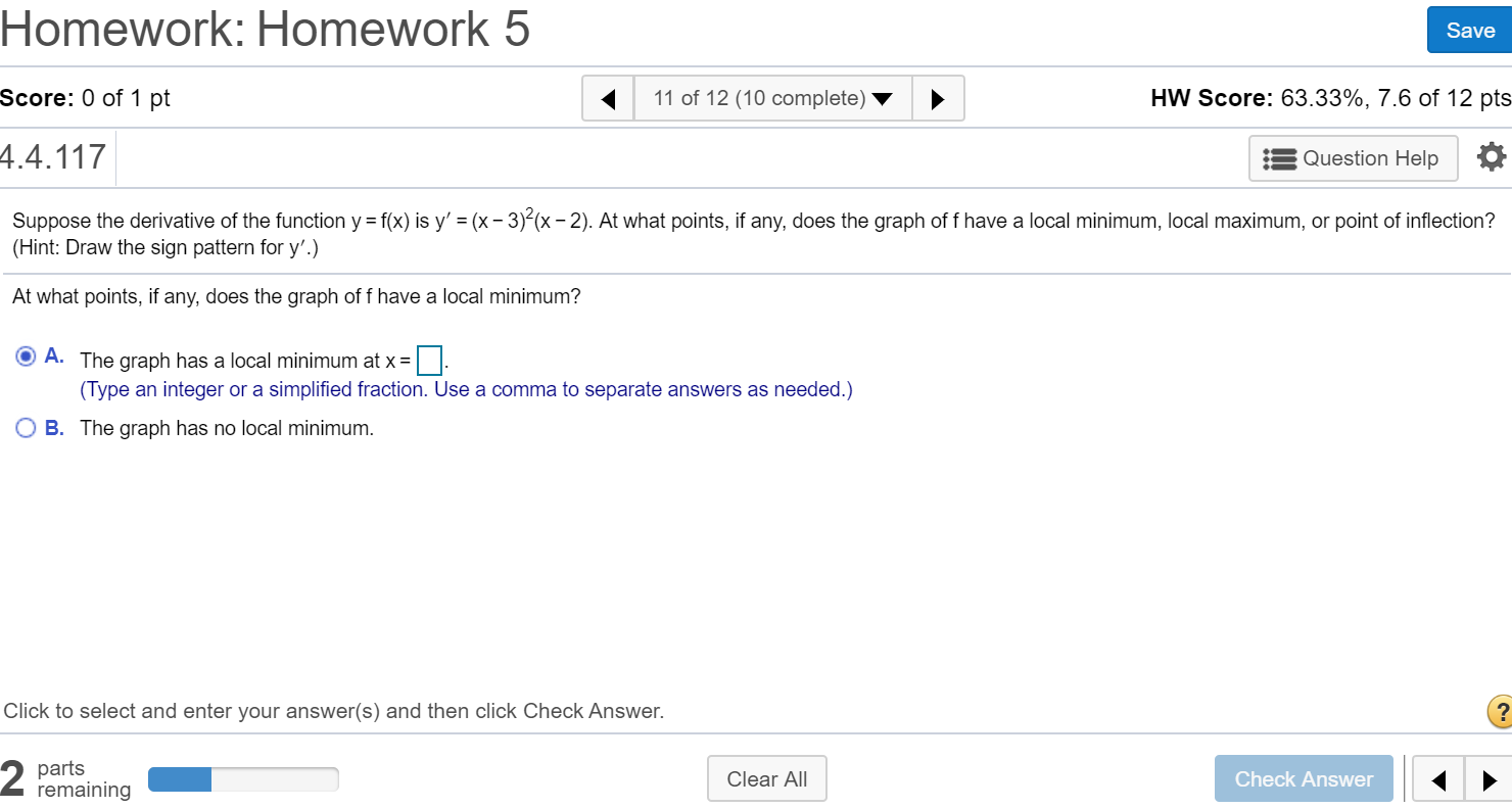 Solved Homework Homework 5 Save Score 0 Of 1 Pt 11 Of 12