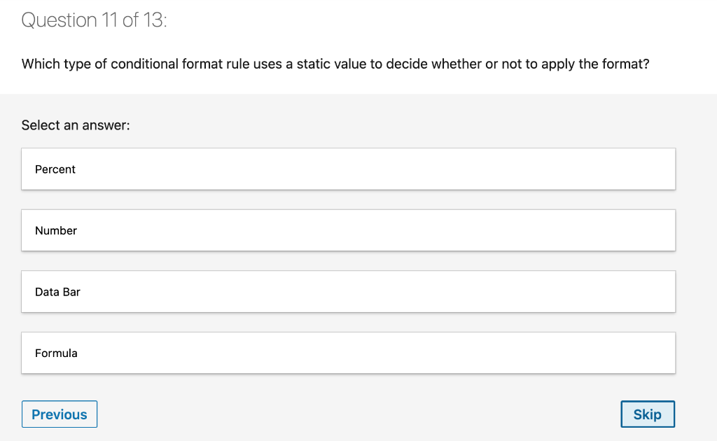 Solved Question 8 of 13: You have created a rule-based | Chegg.com