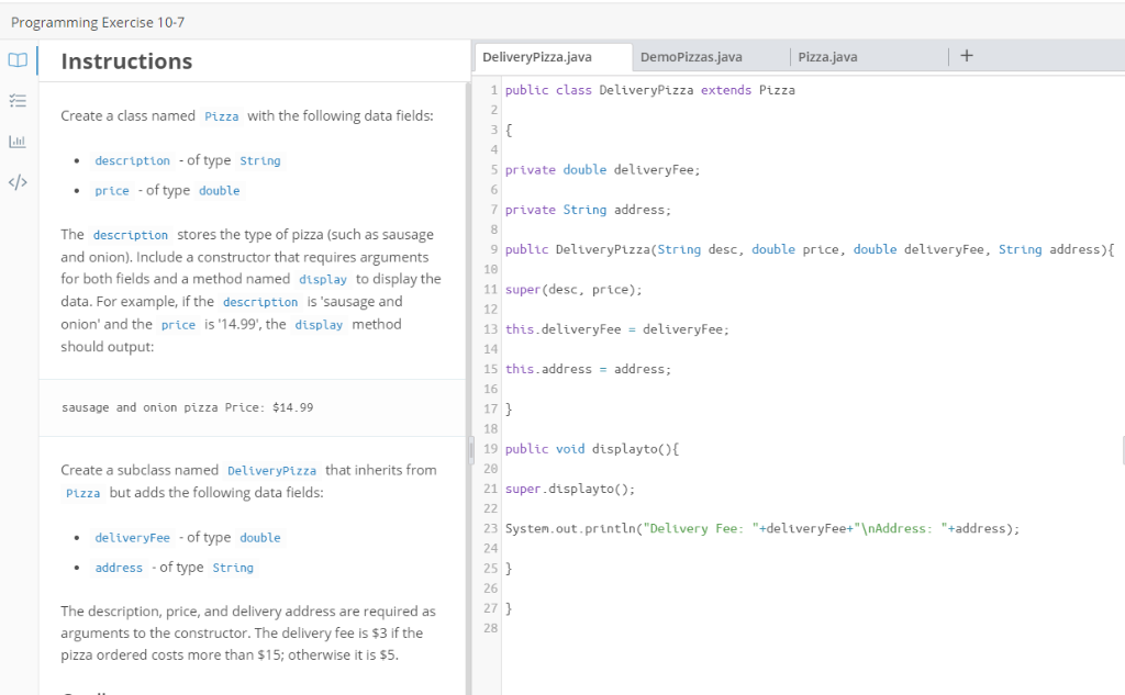 Solved Programming Exercise 10 7 0 Instructions